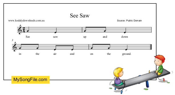 See Saw | My Song File