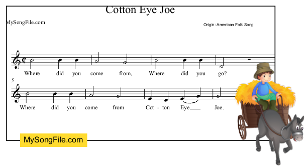 Cotton Eye Joe | My Song File