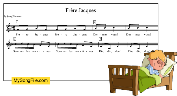 Frere Jacques (2-4) | My Song File