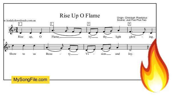 Rise Up O Flame | My Song File