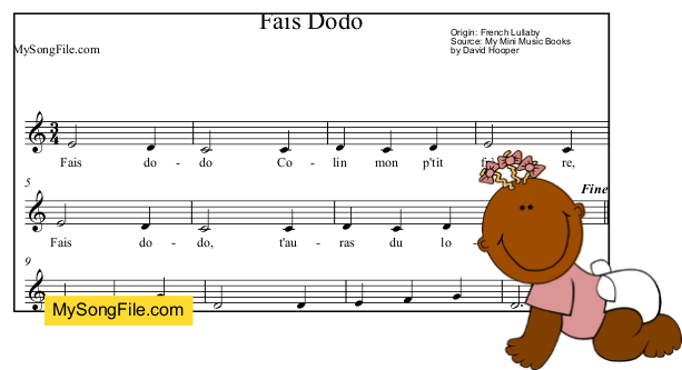 Fais Dodo | My Song File