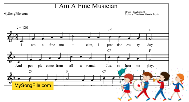 I Am A Fine Musician | My Song File