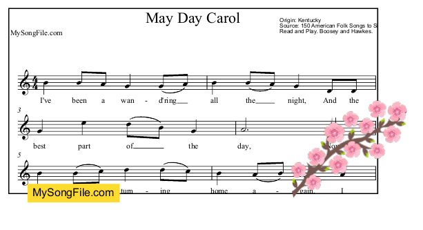 May Day Carol | My Song File