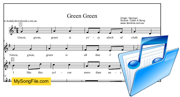 Green Green | My Song File