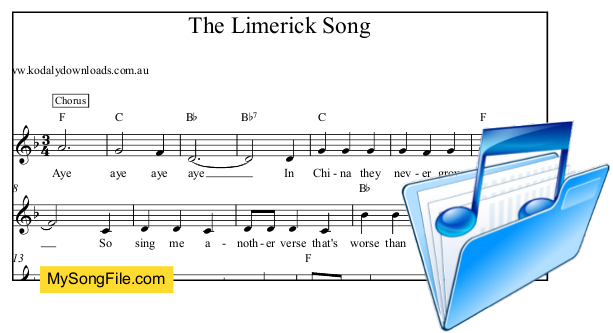 The Limerick Song | My Song File