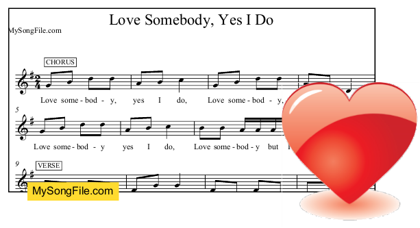 Love Somebody (Verse and Chorus) | My Song File