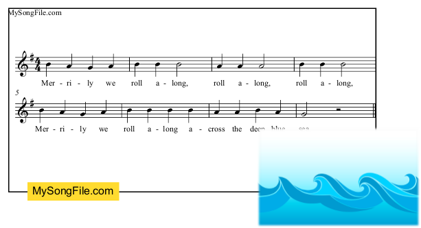 Merrily We Roll Along | My Song File