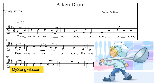 Aiken Drum (4-4) | My Song File