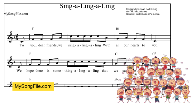 Sing-a-Ling-a-Ling | My Song File