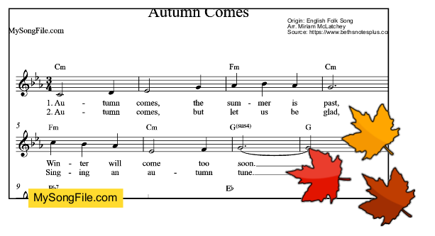Autumn Comes | My Song File