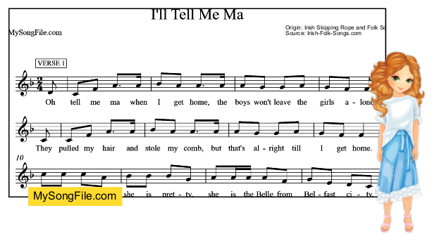 I'll Tell Me Ma | My Song File