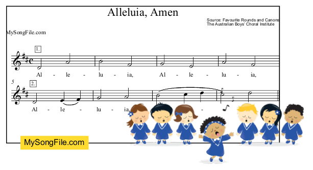 Alleluia Amen | My Song File