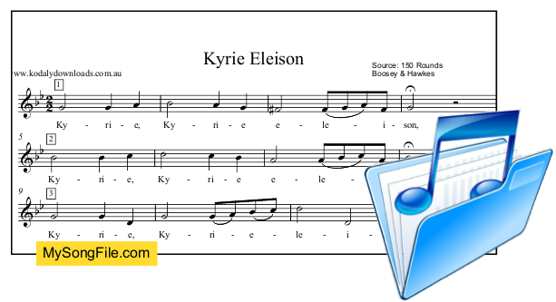 Kyrie Eleison | My Song File
