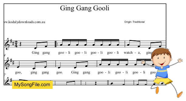 Ging Gang Gooli | My Song File