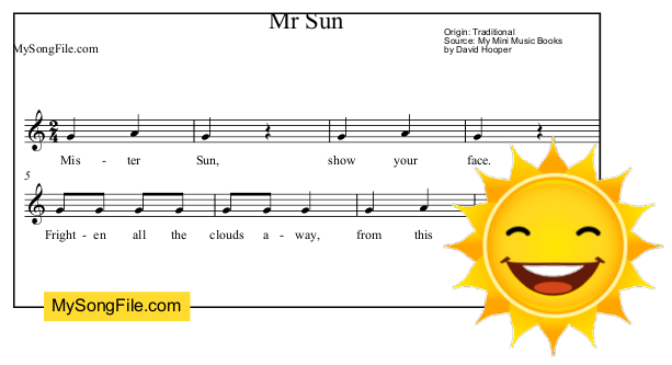 Mr Sun | My Song File