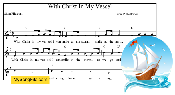 With Christ In My Vessel | My Song File