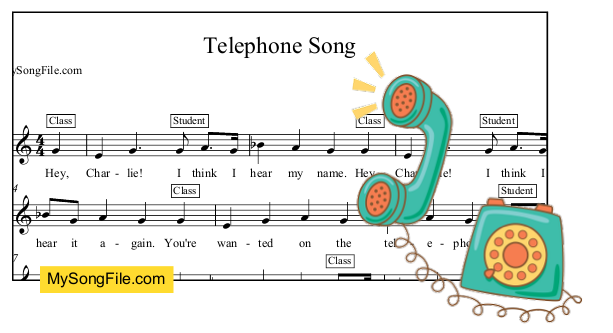 Telephone Song (Hey Charlie) | My Song File