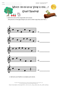 Which ‘Do-Mi-So-La’ Song Starts Like This (Staff Reading) | My Song File