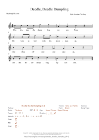 Deedle Deedle Dumpling | My Song File