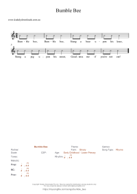 Bumble Bee | My Song File