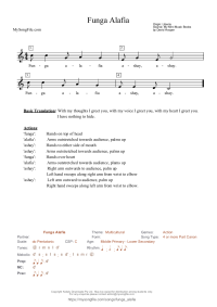 Funga Alafia | My Song File